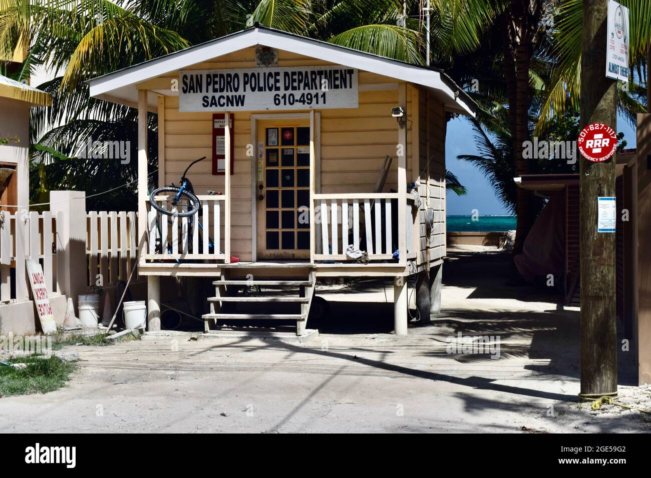 Belize police department hi-res stock photography and images - Alamy