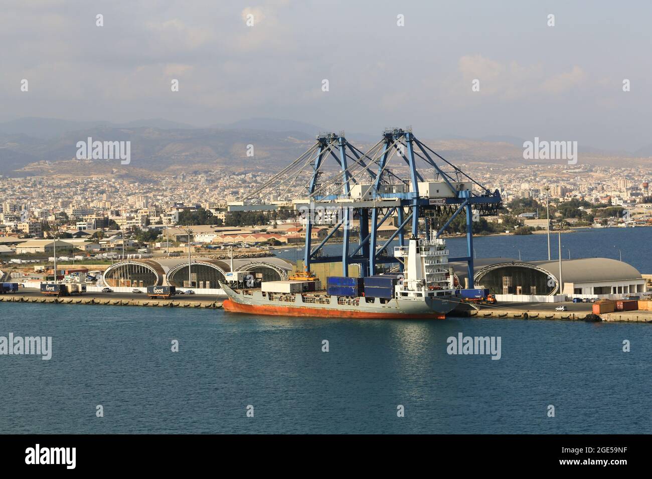 The Limassol Cruise Terminal (under construction) at the Port of ...