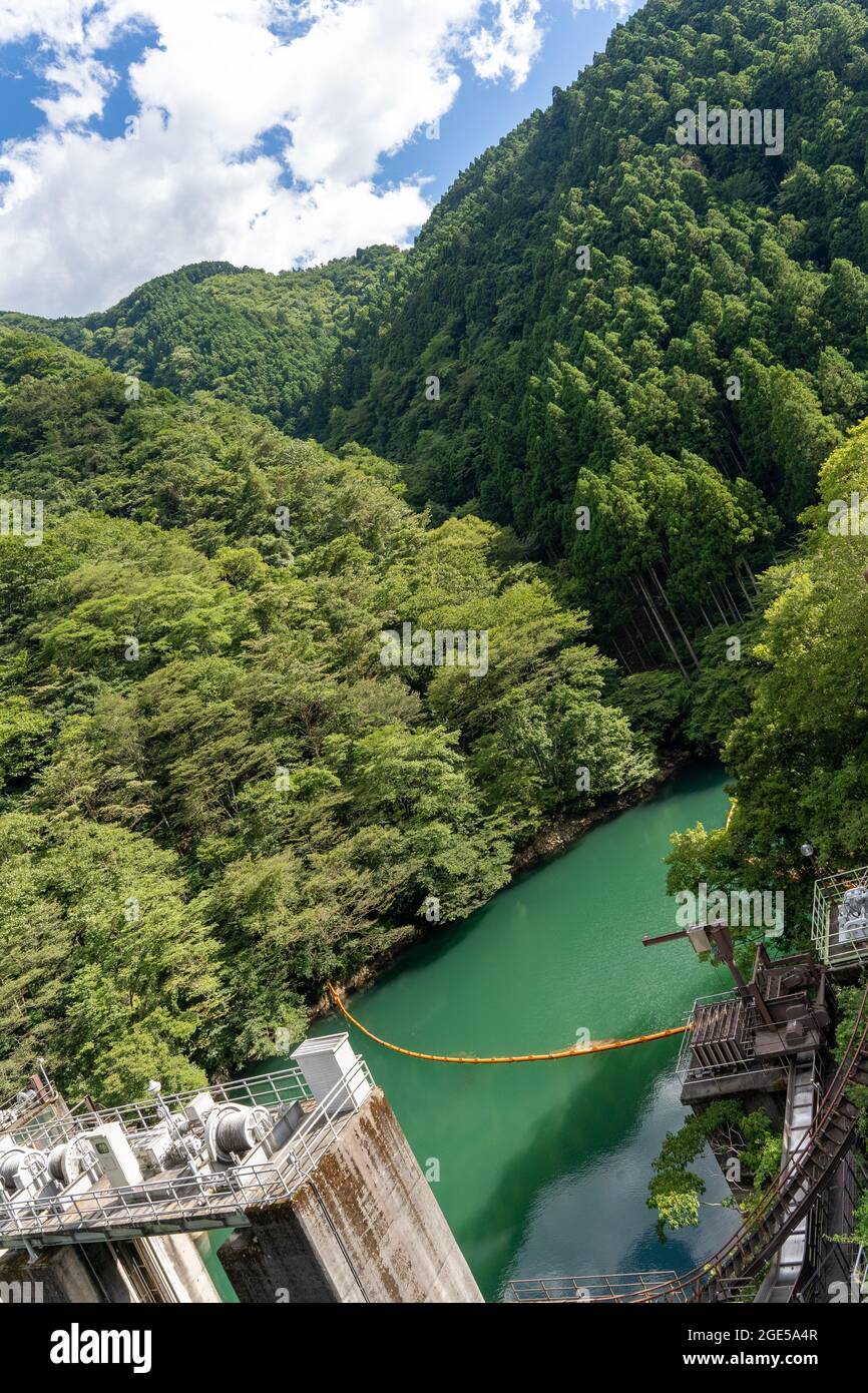 Tama river with Okutama Hydro Plant Dam Highest Place in Tokyo Japan ...