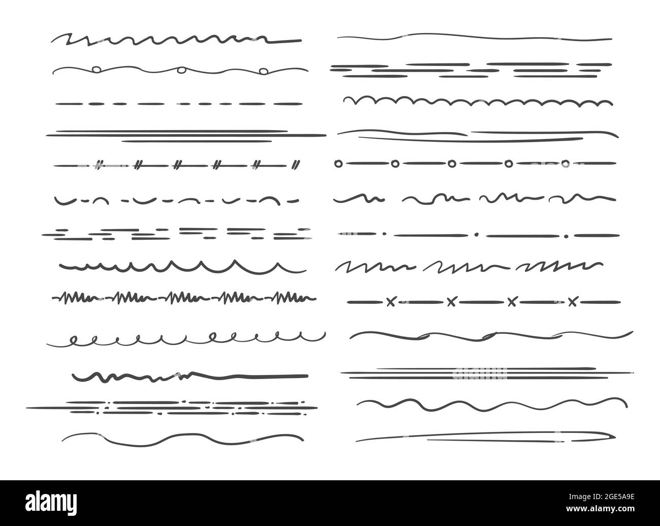 Sketch underline borders Stock Vector Image & Art - Alamy Sketch underline borders Stock Vector Image & Art - Alamy