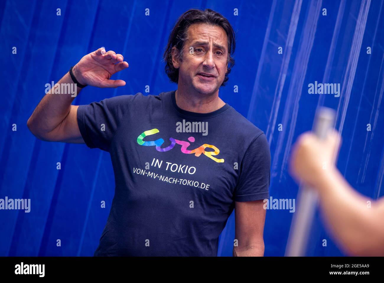 Rostock, Germany. 11th Aug, 2021. Christian Schenk, Olympic decathlon ...