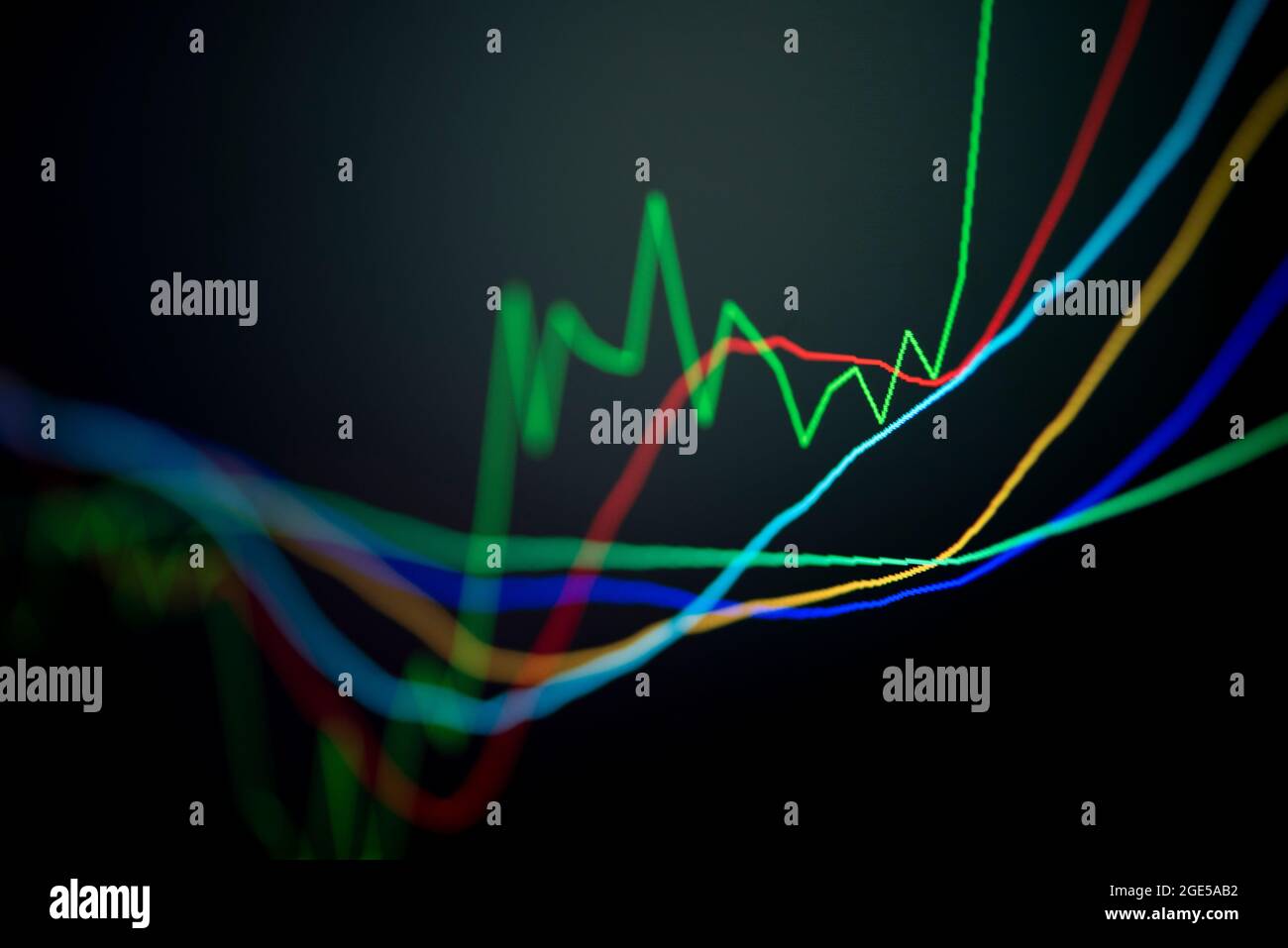 Forex graph business or Stock graph line chart market exchange ...