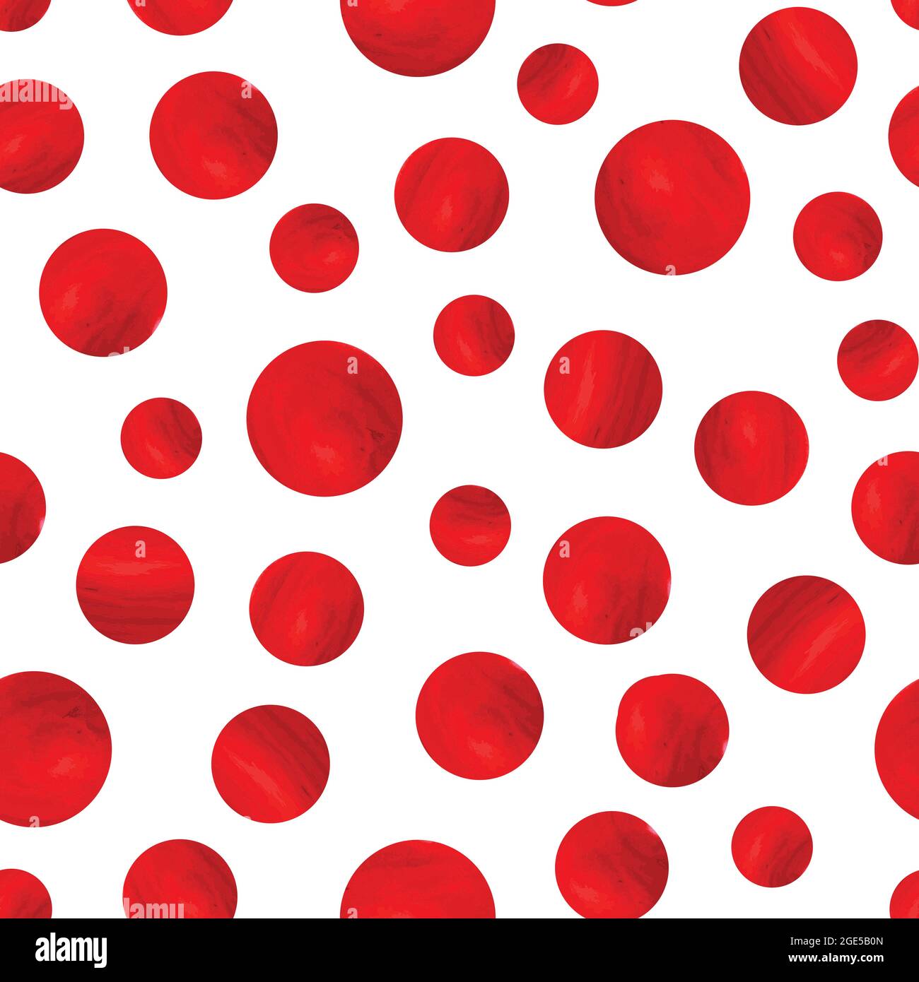 Red And White Polka Dots Template
