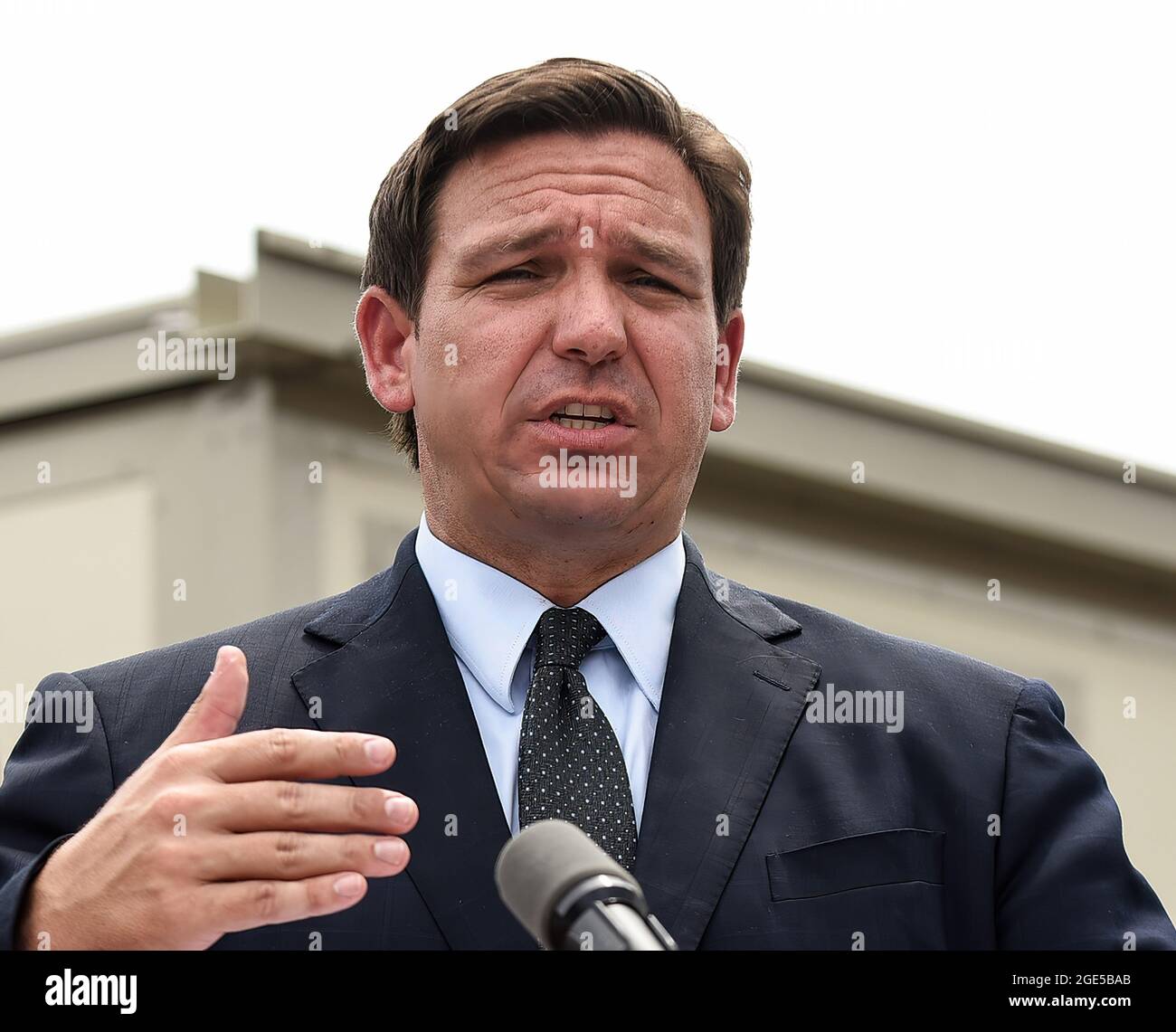 Orlando, United States. 16th Aug, 2021. Florida Governor, Ron DeSantis ...