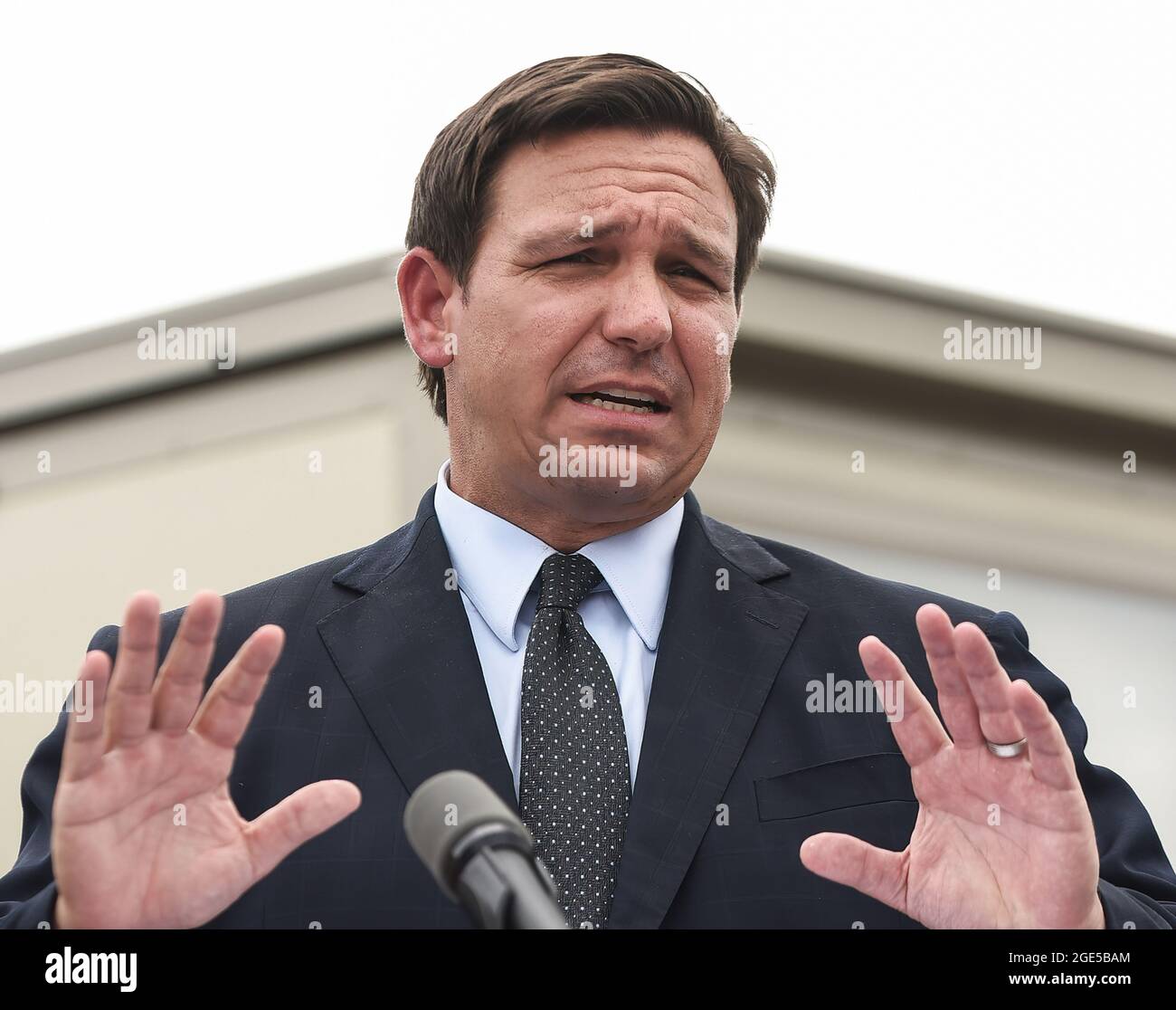 Orlando, United States. 16th Aug, 2021. Florida Governor, Ron DeSantis ...