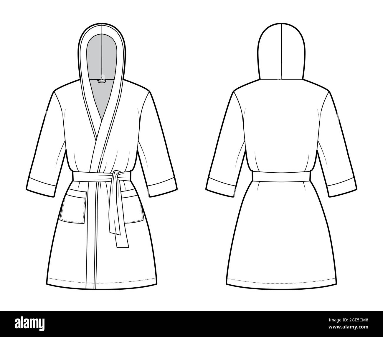 Classic robe Stock Vector Images - Alamy