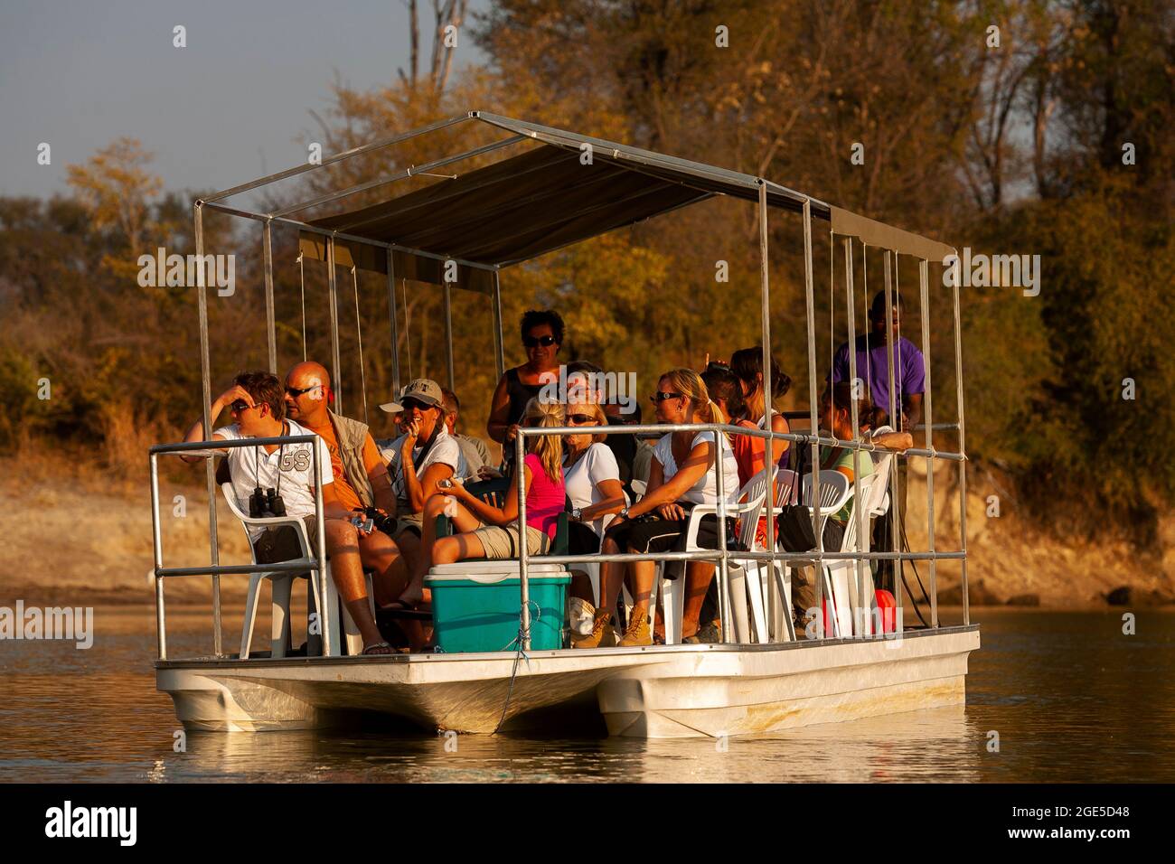 Africa boat safari hi-res stock photography and images - Alamy