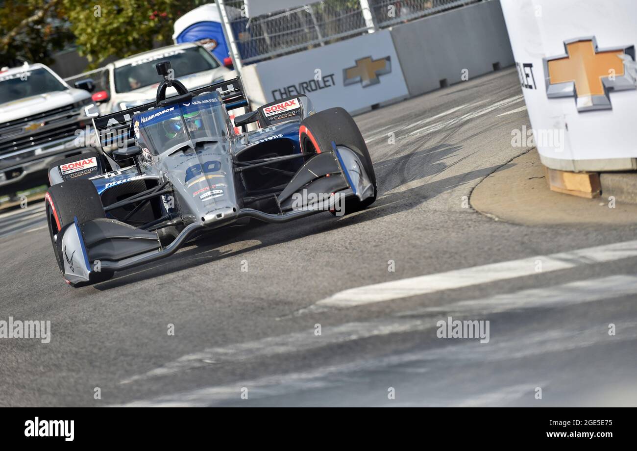 August 08, 2021: NTT IndyCar Series driver Conor Daly drives the U.S ...