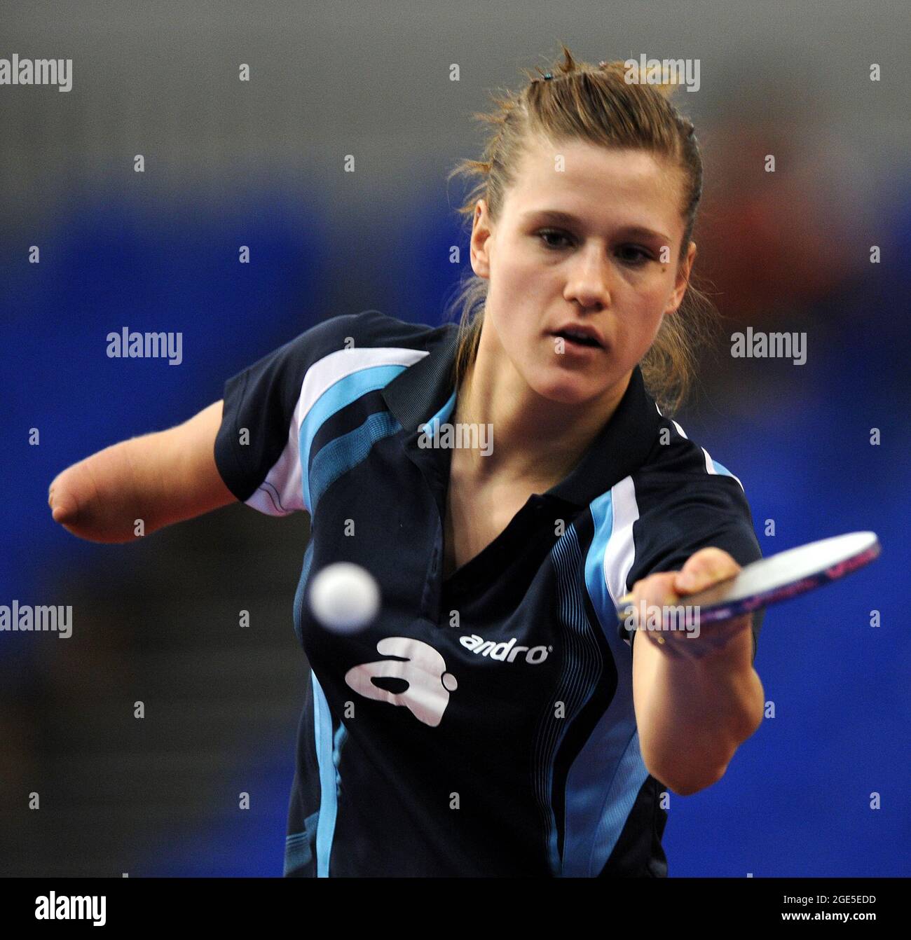 File photo dated 28-01-2011 of Poland's Natalia Partyka in action ...
