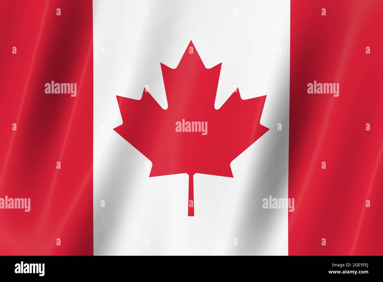 canada flag, 3d render,8K Stock Photo - Alamy
