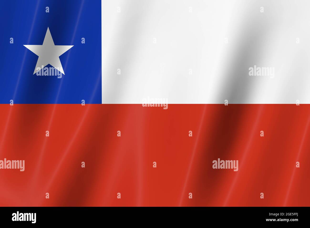 chile flag, 3d render,8K Stock Photo - Alamy