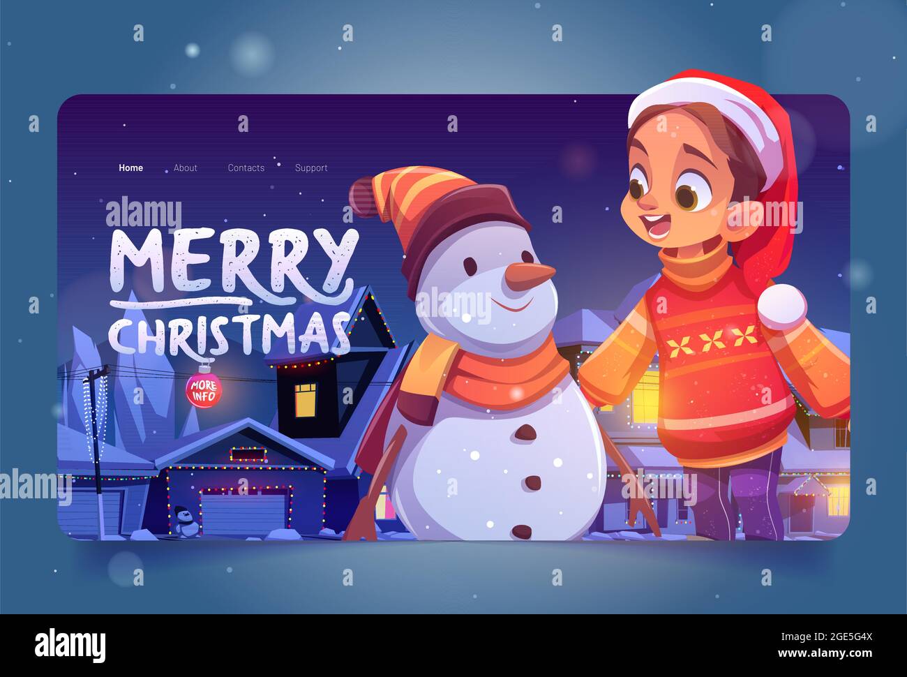 Cartoon celebrating christmas hi-res stock photography and images - Alamy