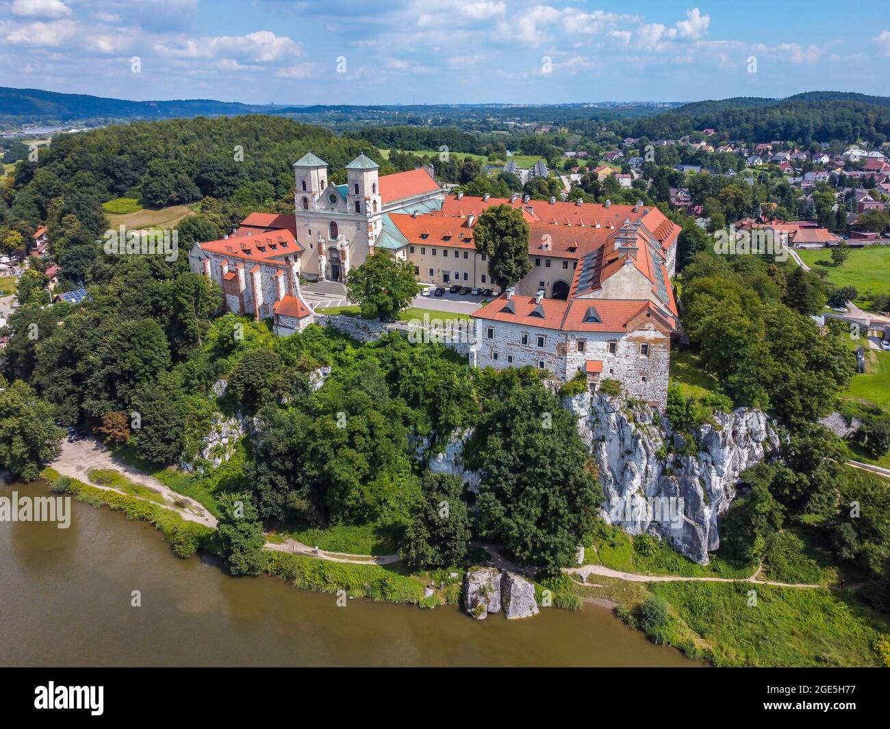 Benedictine abbey in Tyniec near Krakow, Poland Stock Photo - Alamy