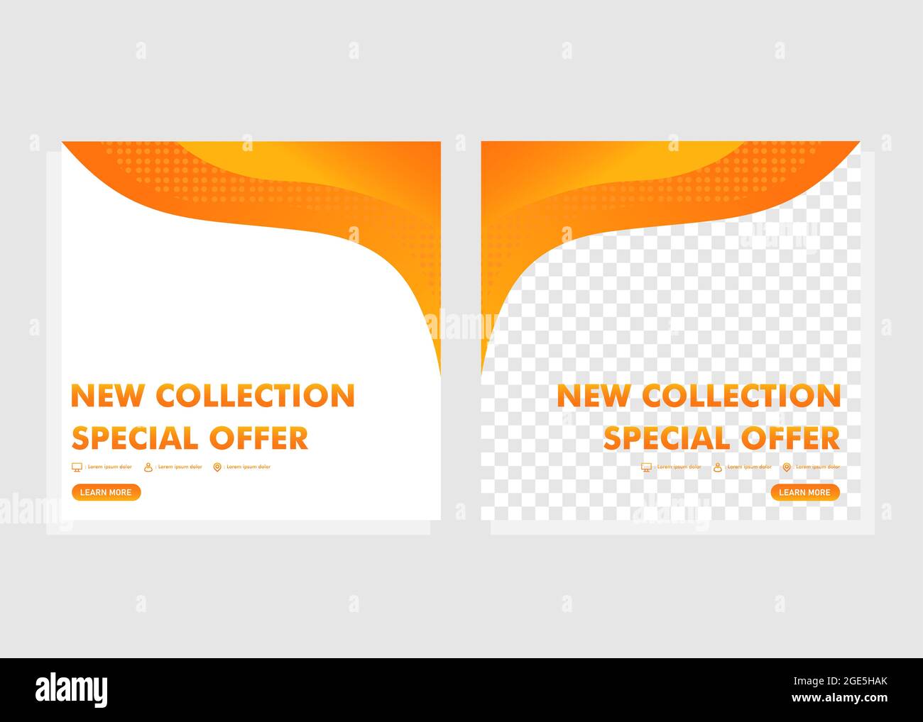 social media post template. new collection promotion post design Stock ...