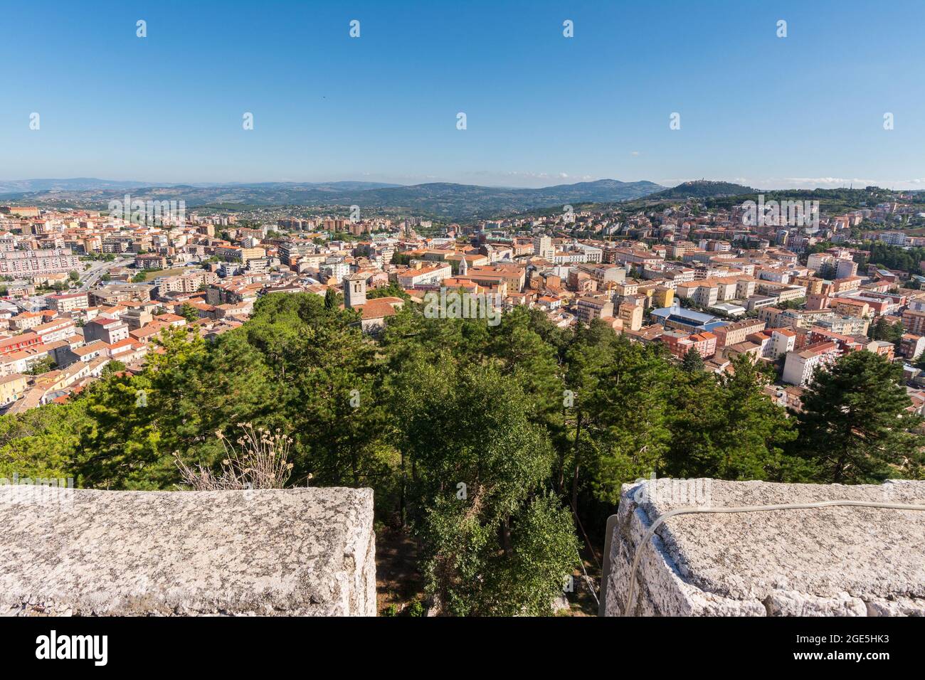 Panorama castle in campobasso hi-res stock photography and images - Alamy