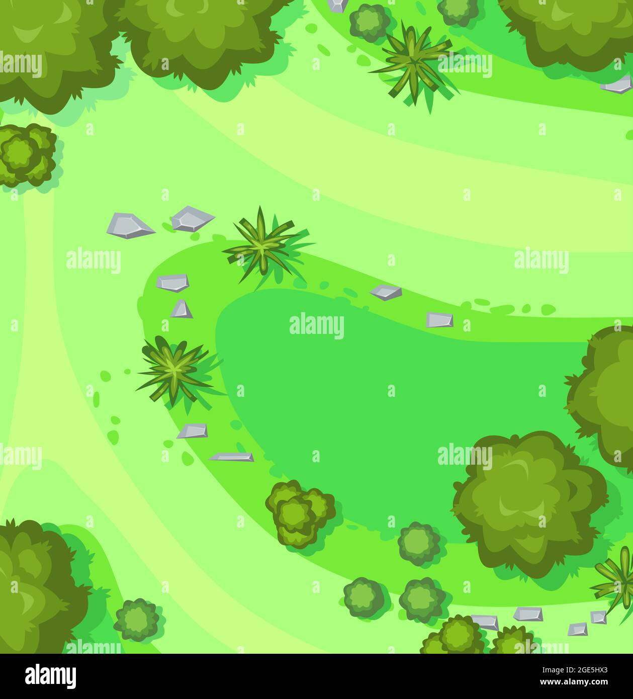 View rocks trees in Stock Vector Images - Alamy