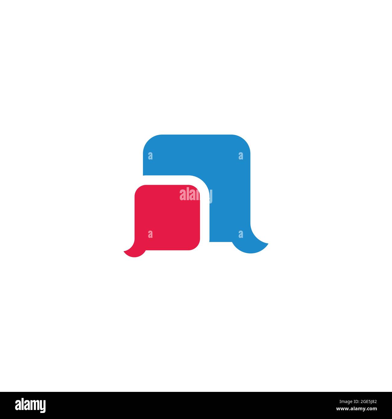 communication square talk colorful design logo vector Stock Vector ...