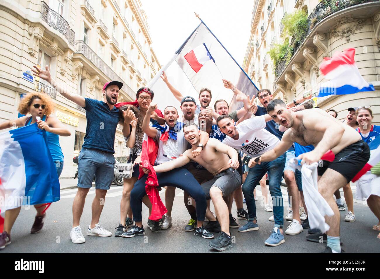 France fans football world cup hi-res stock photography and images - Alamy
