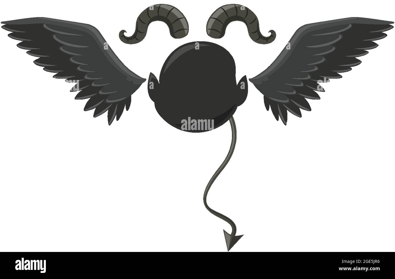 Devil and angel design elements illustration Stock Vector Image & Art ...