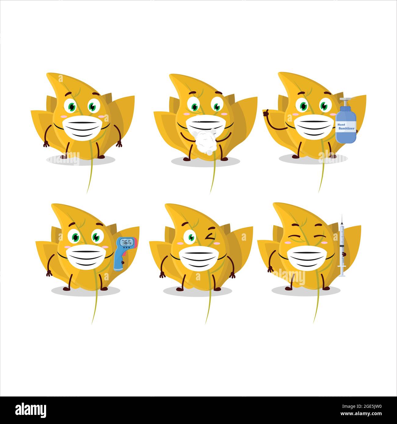 A picture of conkers yellow leafz cartoon design style keep staying ...