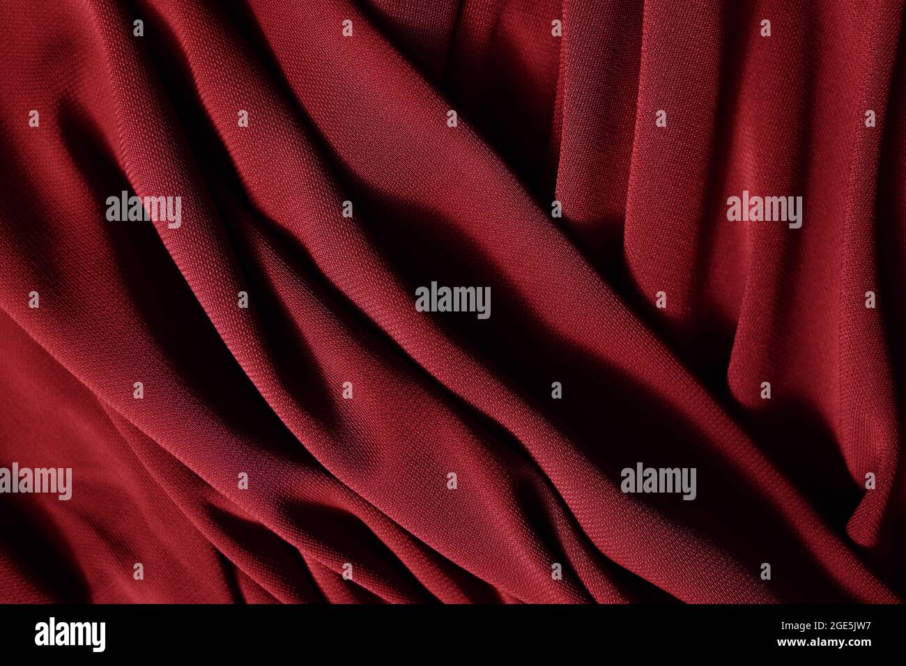 Smooth elegant red satin texture can use as abstract background ...