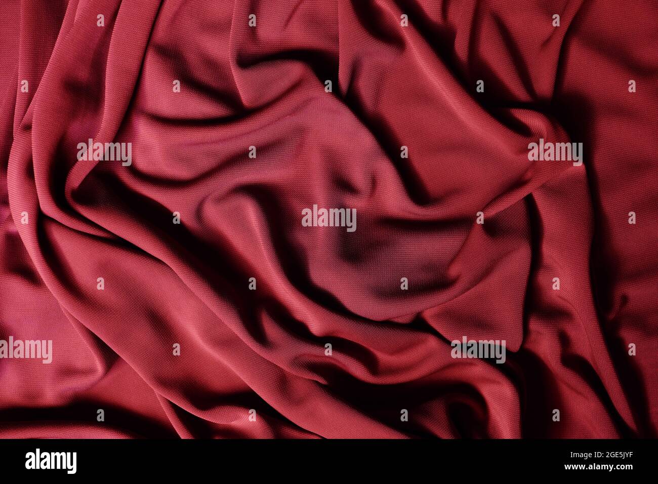 Smooth elegant red satin texture can use as abstract background ...