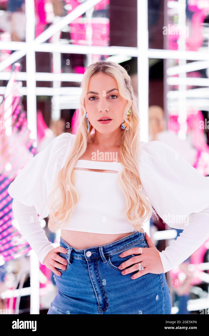 Cologne, Germany. 16th Aug, 2021. LaFee (real name: Christina Klein ...