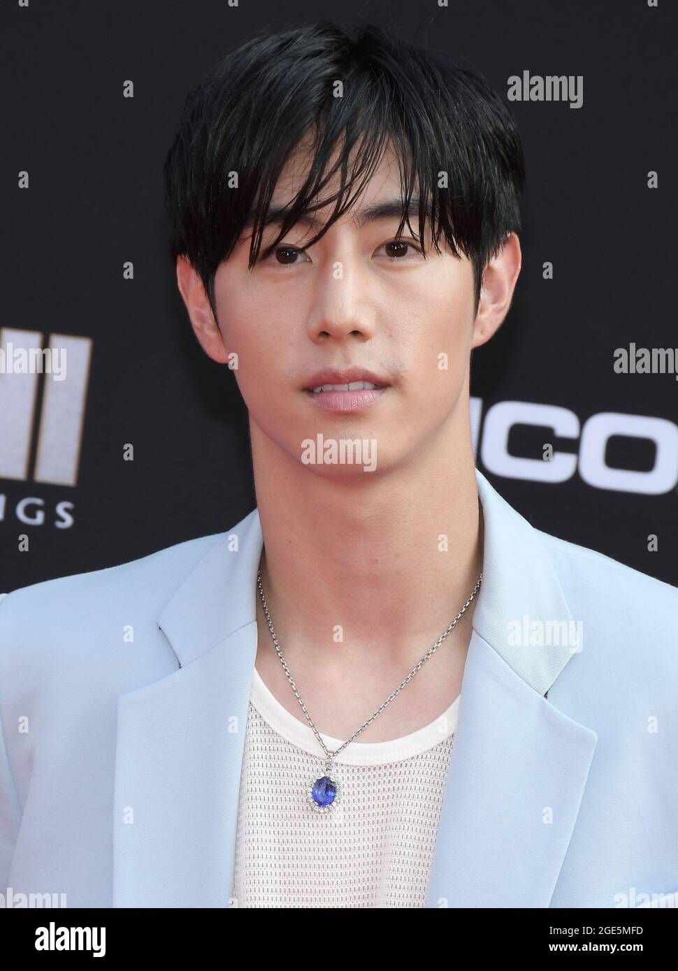 Los Angeles, USA. 16th Aug, 2021. Mark Tuan arrives at Disney's SHANG ...