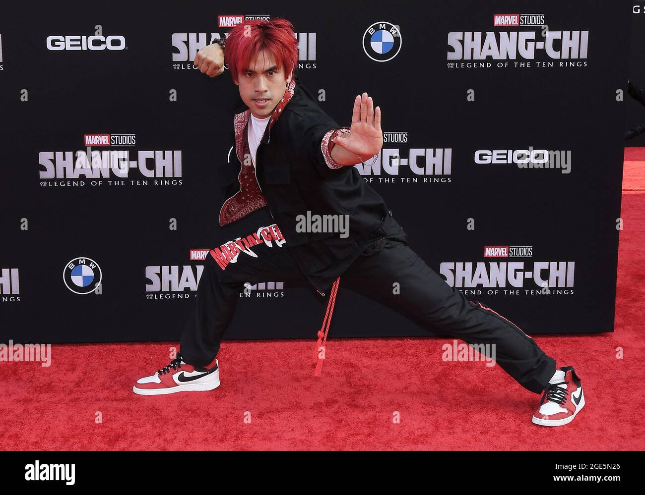 Los Angeles, USA. 16th Aug, 2021. Andy Le arrives at Disney's SHANG-CHI ...