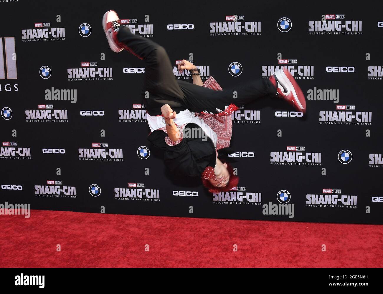 Los Angeles, USA. 16th Aug 2021. Andy Le arrives at Disney's SHANG-CHI ...