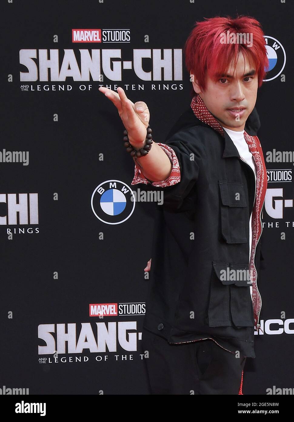 Los Angeles, USA. 16th Aug 2021. Andy Le arrives at Disney's SHANG-CHI ...