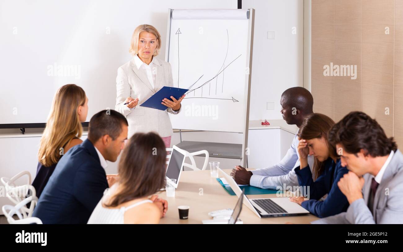 Mature female boss hi-res stock photography and images - Alamy