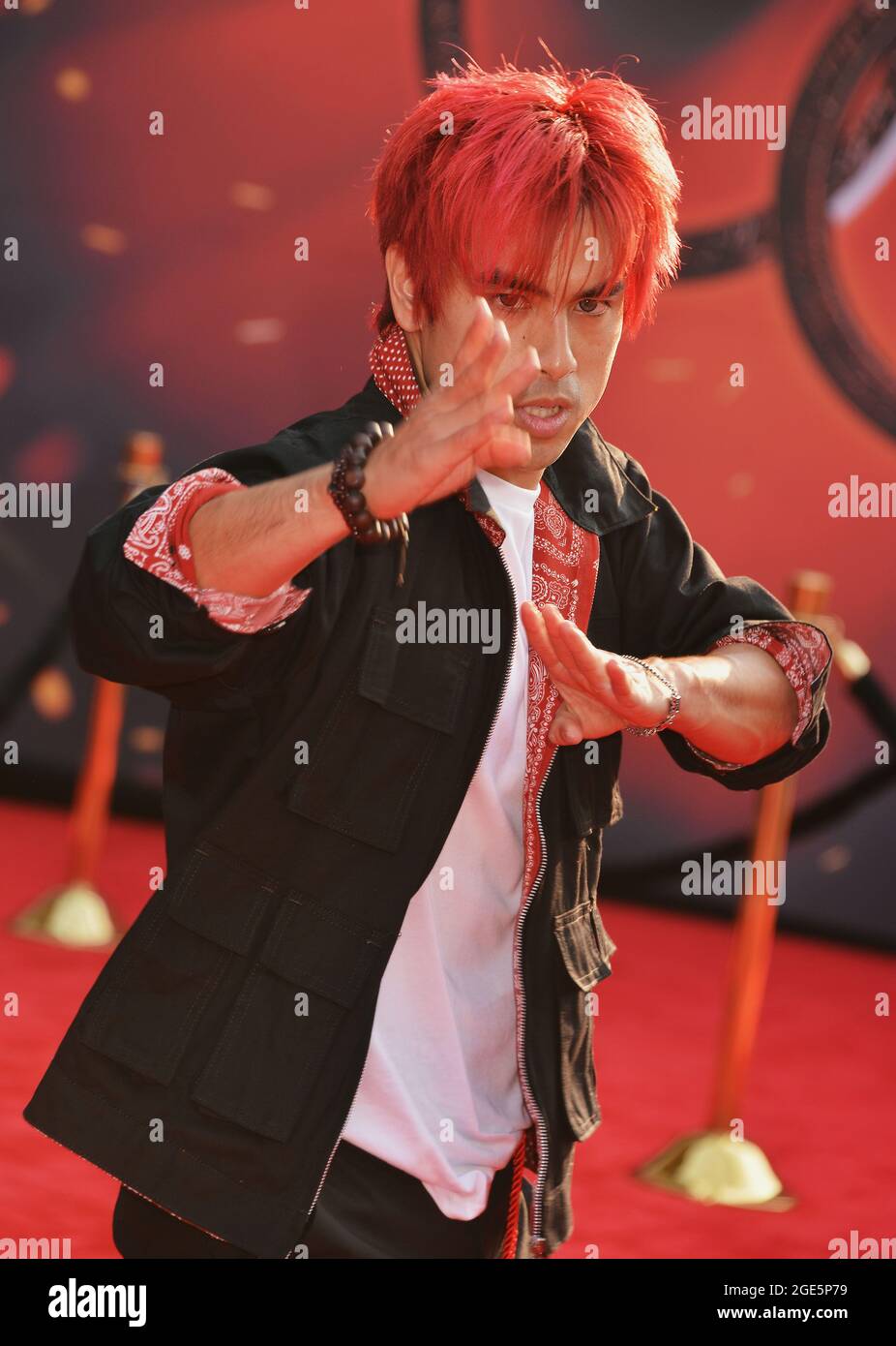Los Angeles, USA. 17th Aug, 2021. Andy Le attends the Disney Marvel ...