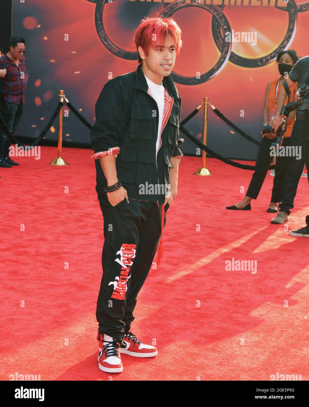 Los Angeles, USA. 17th Aug, 2021. Andy Le attends the Disney Marvel ...