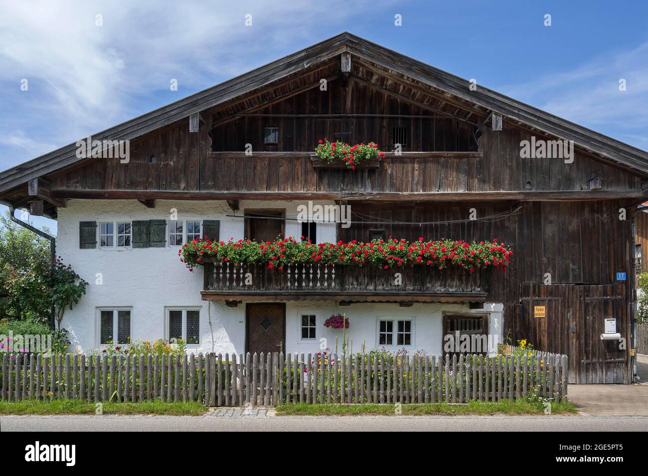 Old farm, Aying, Upper Bavaria, Bavaria, Germany Stock Photo - Alamy