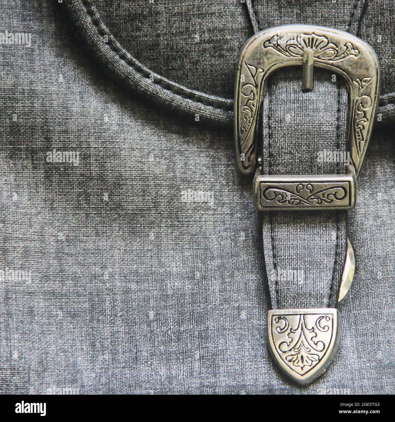 Fabric background. Buckle close up Stock Photo - Alamy
