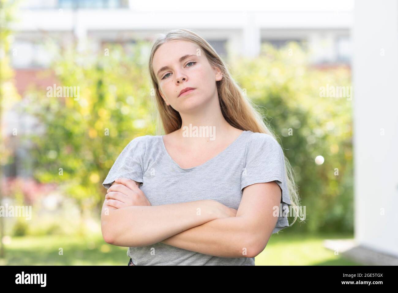 Folded arm arms hi-res stock photography and images - Alamy