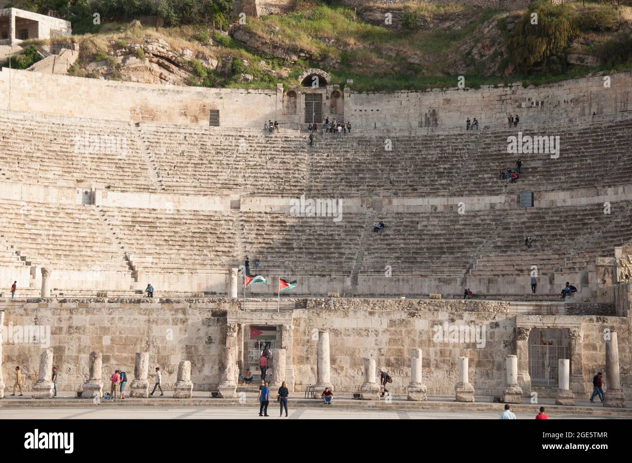 Roman Theatre, Amman, Jordan, Middle East Stock Photo - Alamy