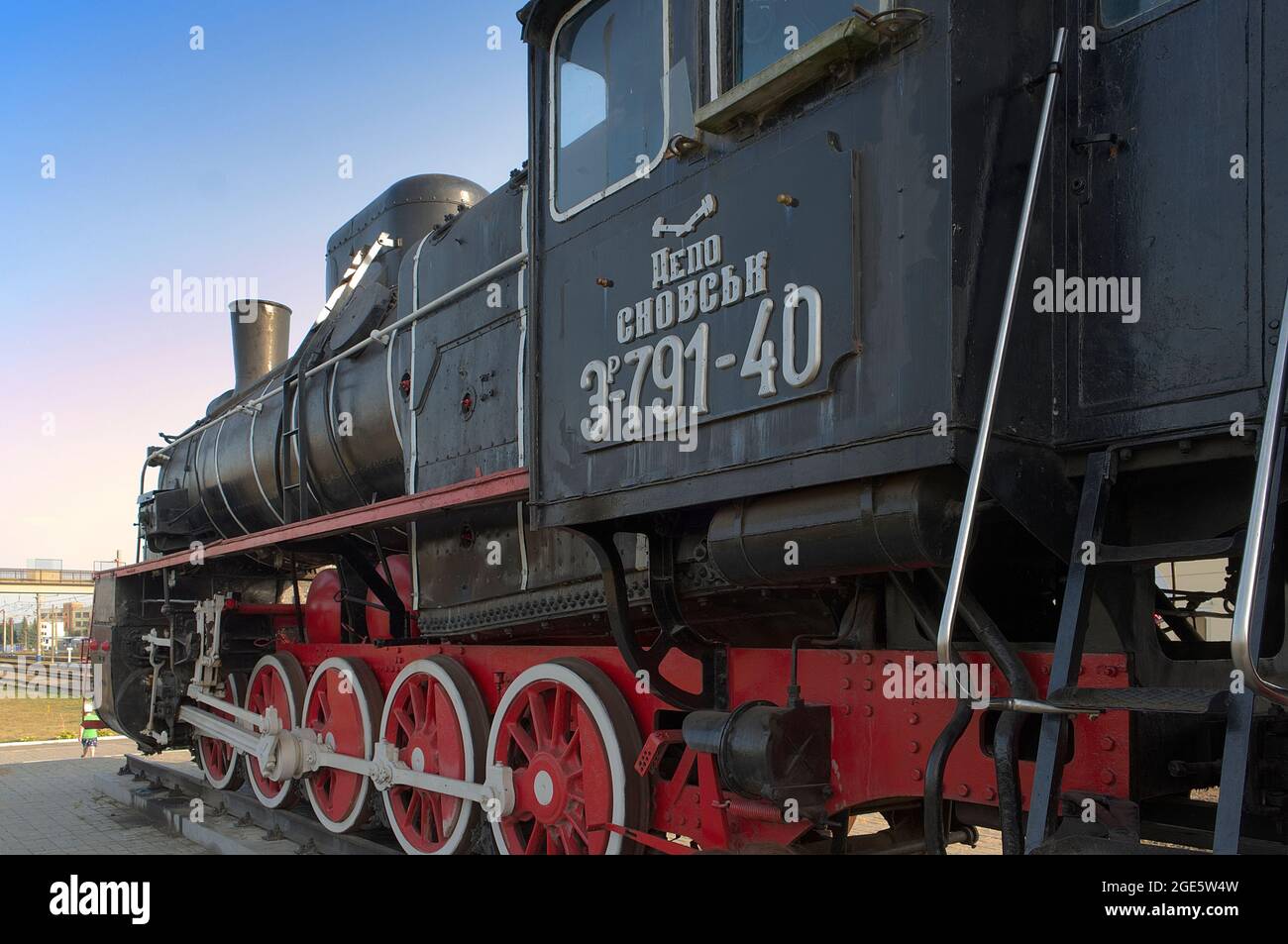 Black and red steam locomotive hi-res stock photography and images - Alamy
