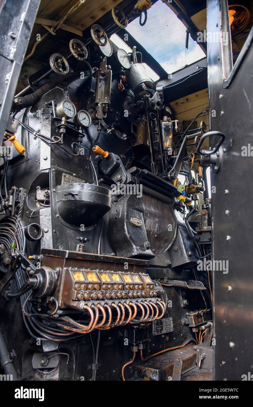 Steam locomotive cab hi-res stock photography and images - Alamy