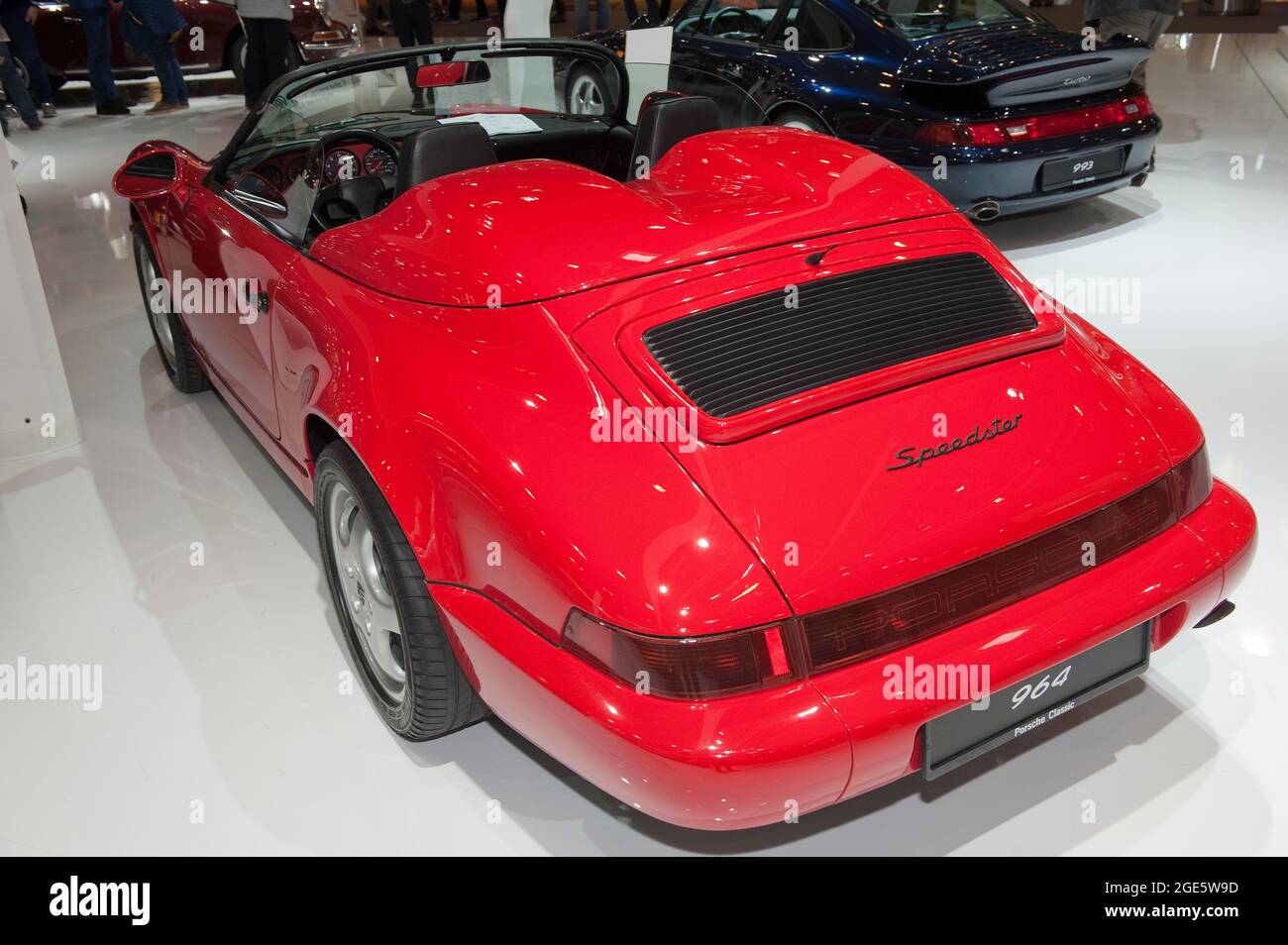 Porsche 911 model series 964 Speedster, rear section with scoops ...
