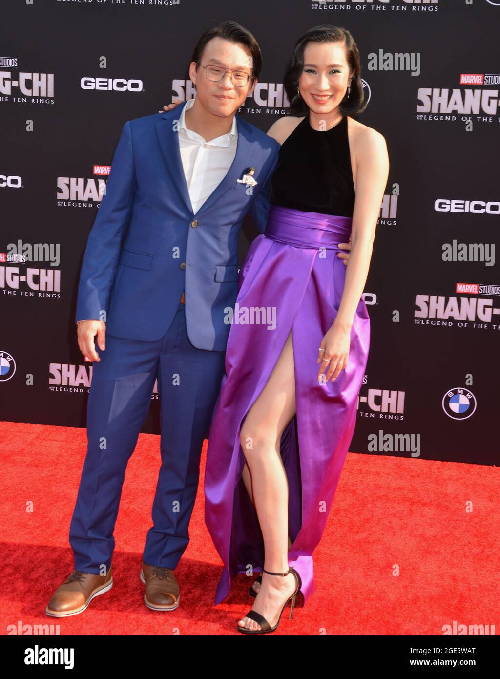 Los Angeles, USA. 17th Aug, 2021. Meng'er Ziang and husband attends the ...