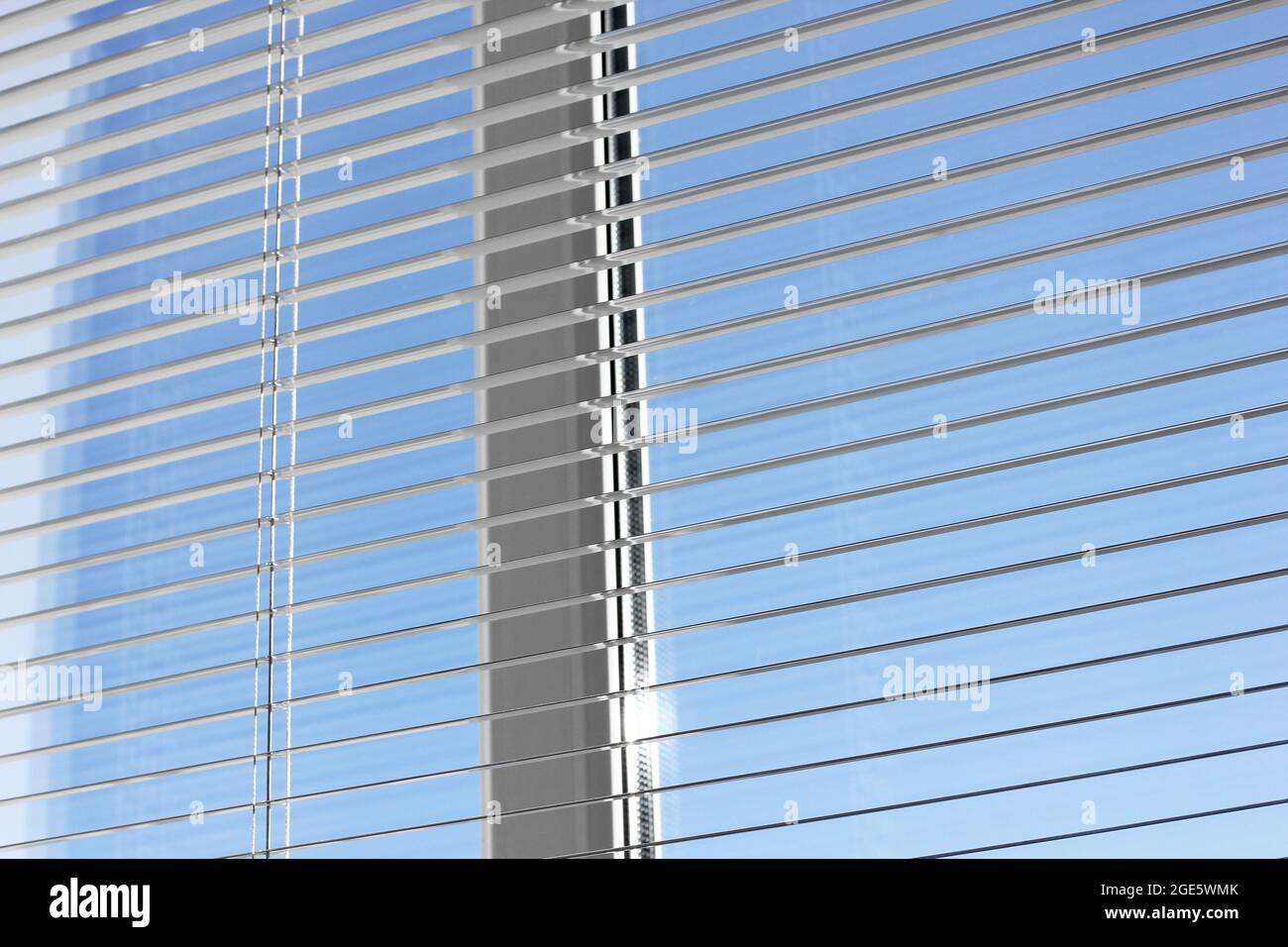 Blinds background. Closed window. Open window Stock Photo - Alamy