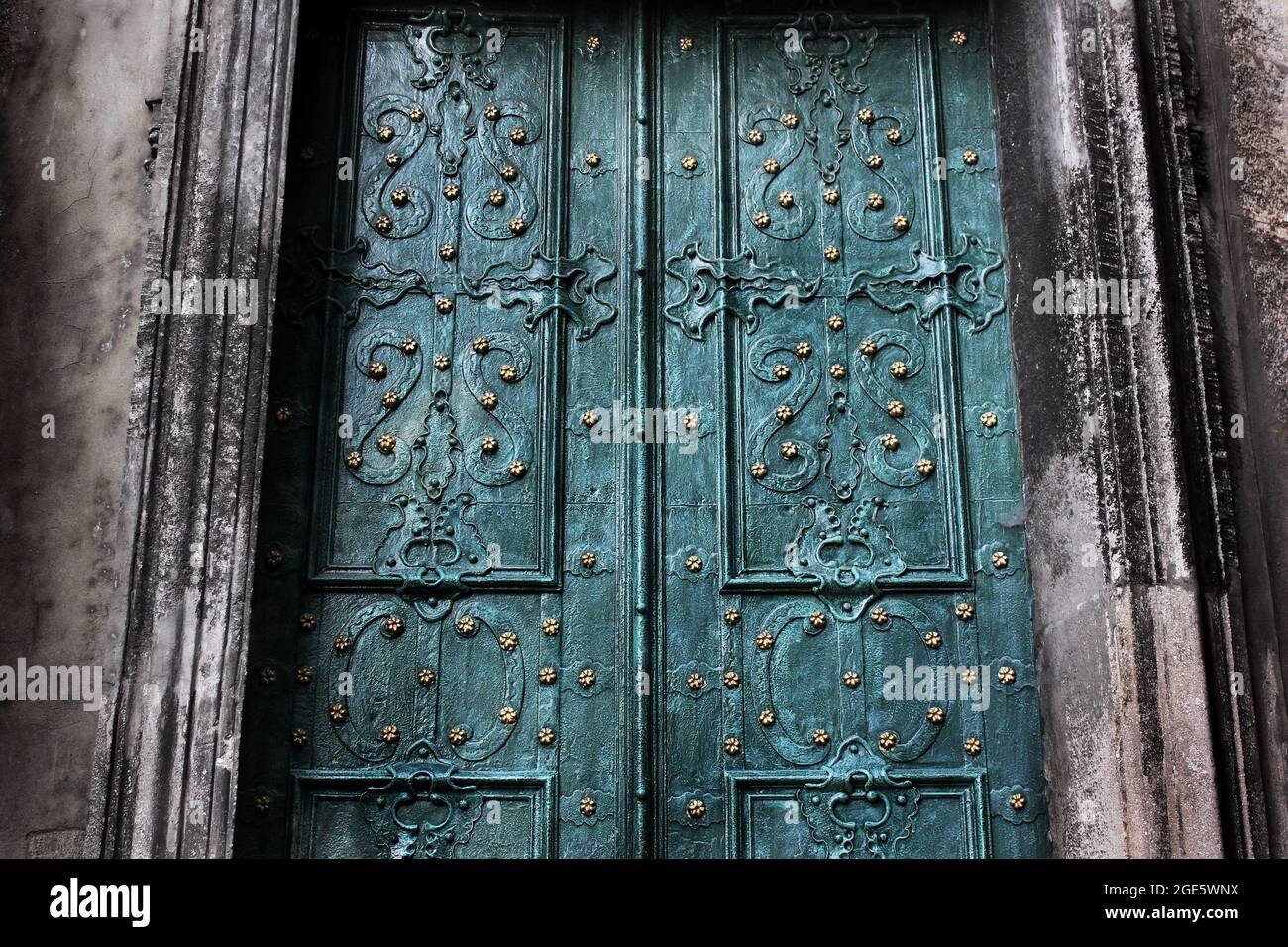Old doors. Background. Abstract photo Stock Photo - Alamy