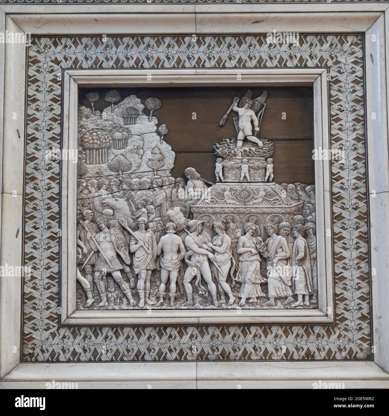 Triumphal procession of love after the Trionfi by Francesco Petrarch ...