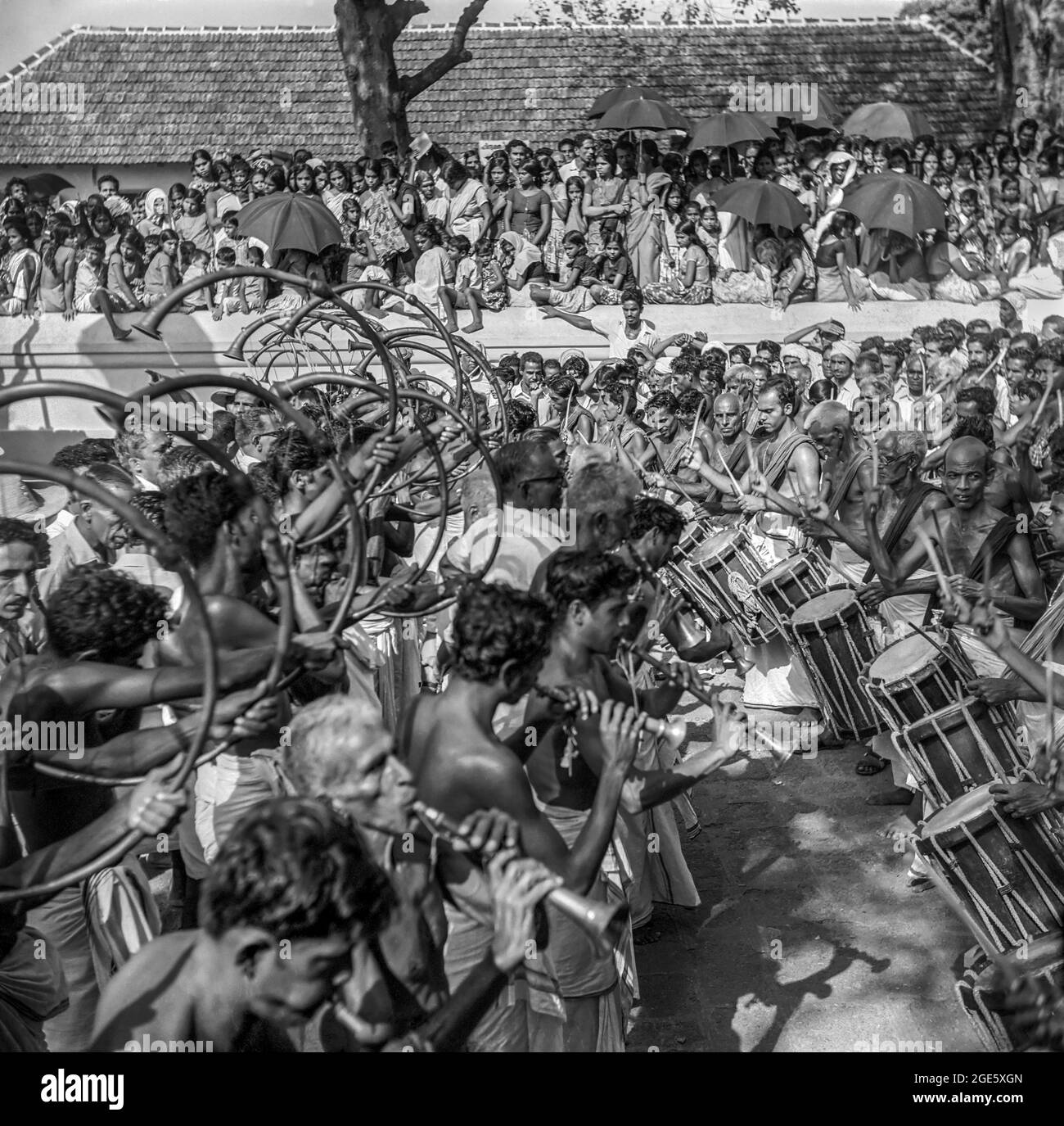 Thrissur pooram Black and White Stock Photos & Images - Alamy