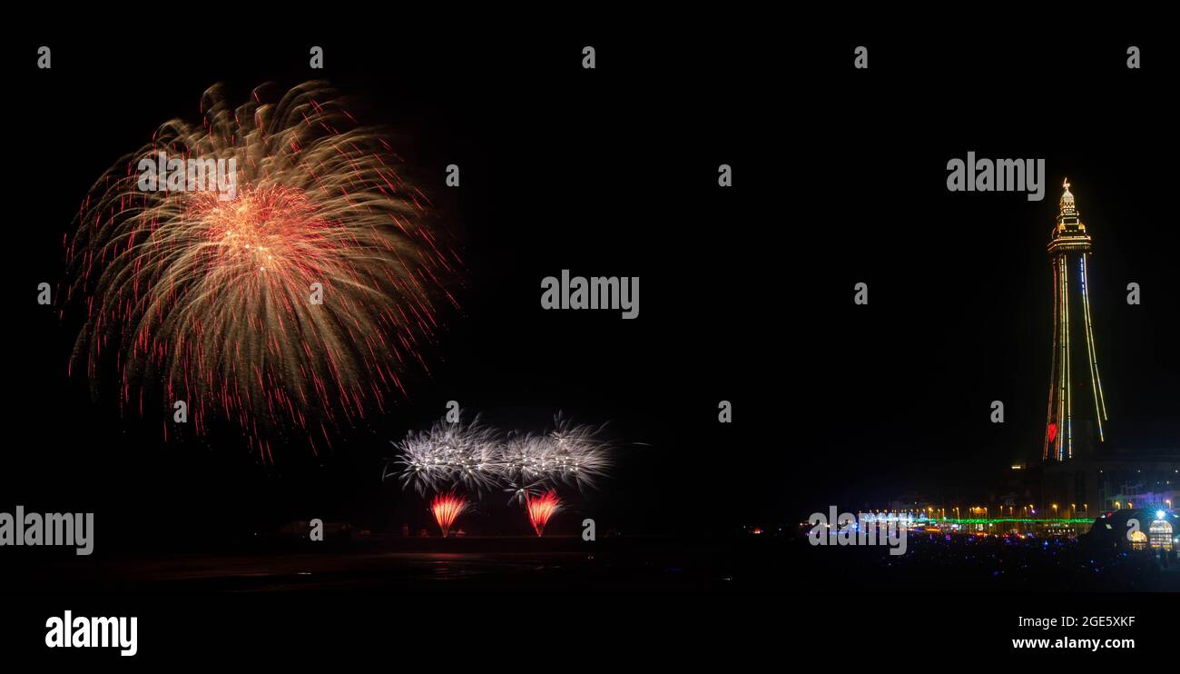 World Fireworks Championships North Pier Blackpool, Lancashire light up ...