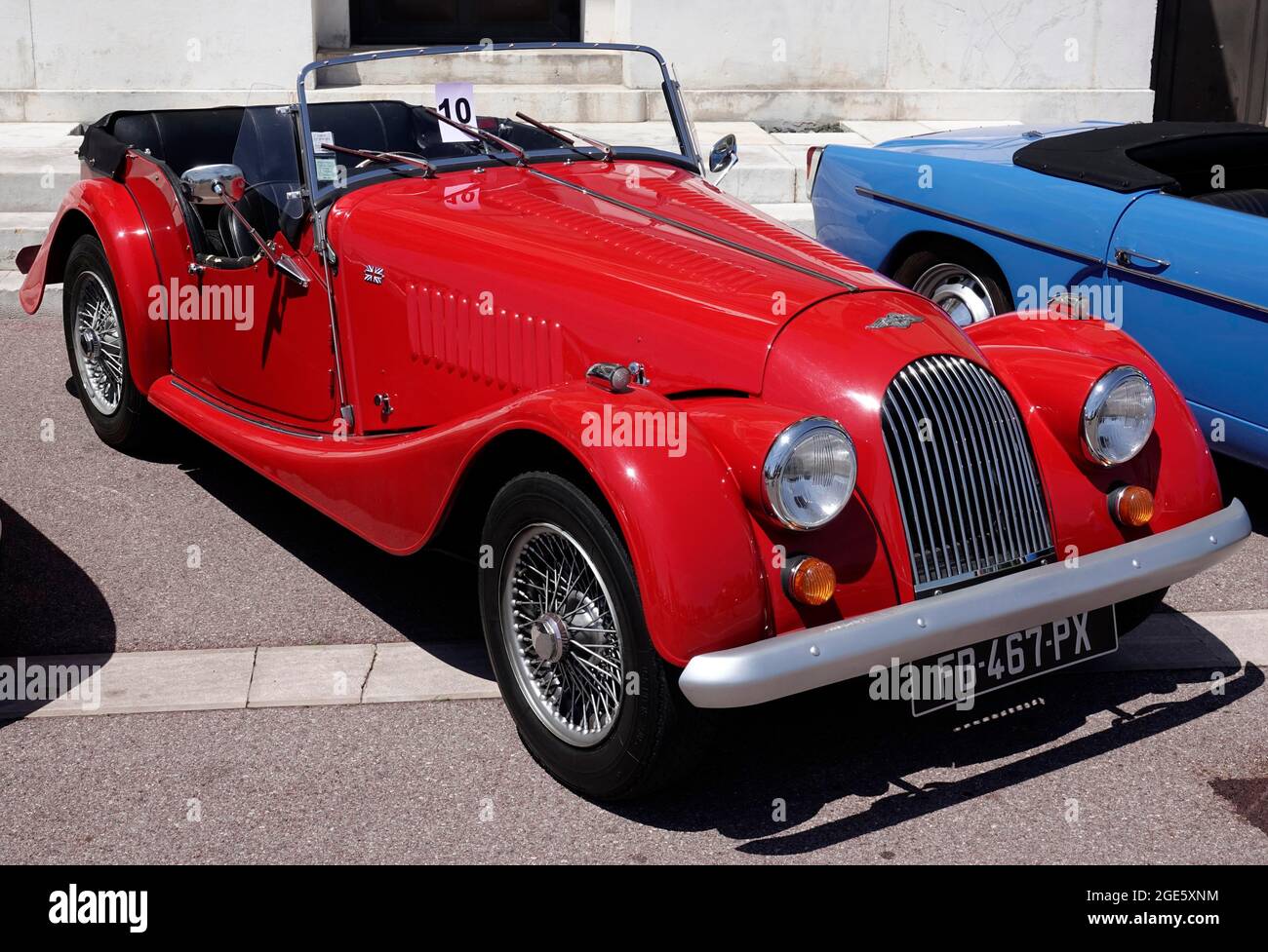 Morgan 4-Seater Roadster sports car, classic car, parked in front of ...