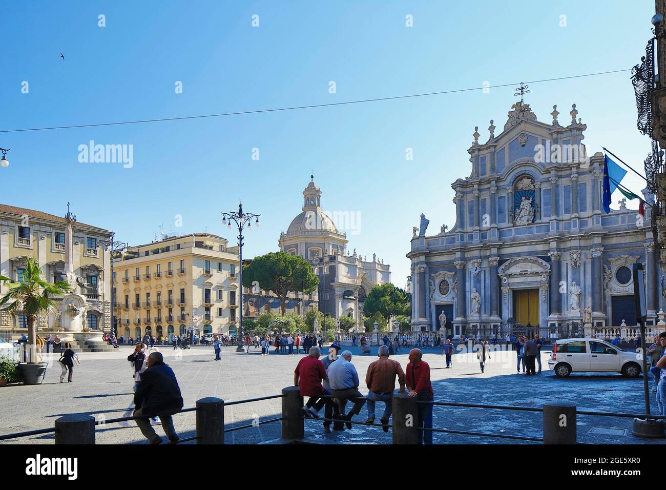 Cathedral Cattedrale di Sant' Agata., Catania, Sicily, Mediterranean ...