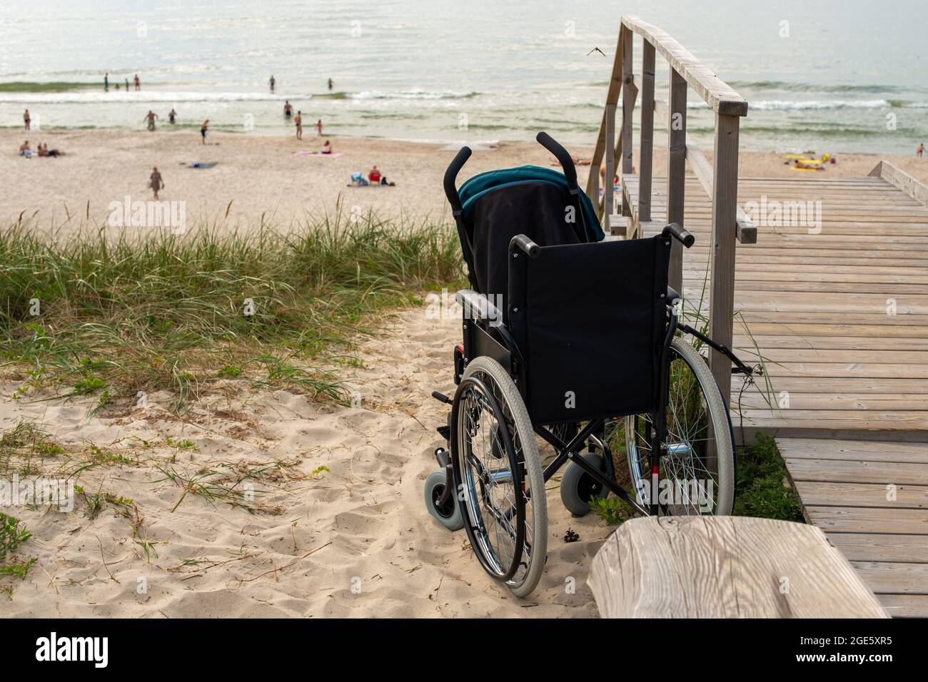 Beach wheelchair ramp hi-res stock photography and images - Alamy